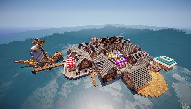 Island Town Project Minecraft Map