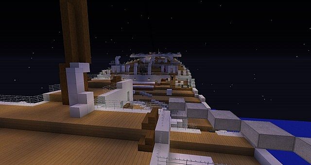 RMS Titanic sinking at 2:17 am OUTDATED Minecraft Map