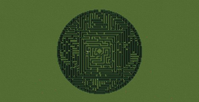 Hedge Maze Minecraft Map