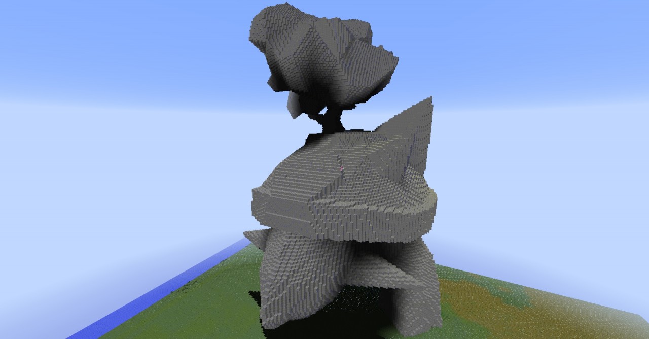 Torterra Statue Minecraft Map