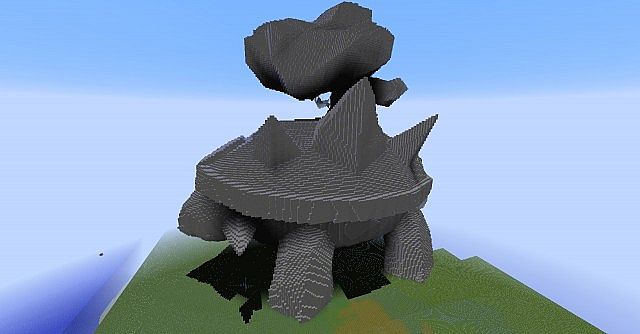 Torterra Statue Minecraft Map