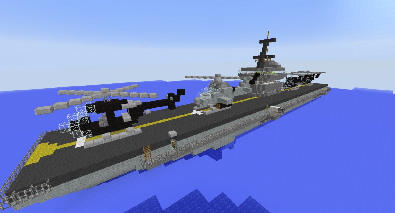 Amphibious Assault Ship (Fictional; Medium) Minecraft Map