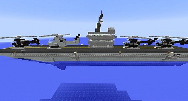 Amphibious Assault Ship (Fictional; Medium) Minecraft Map