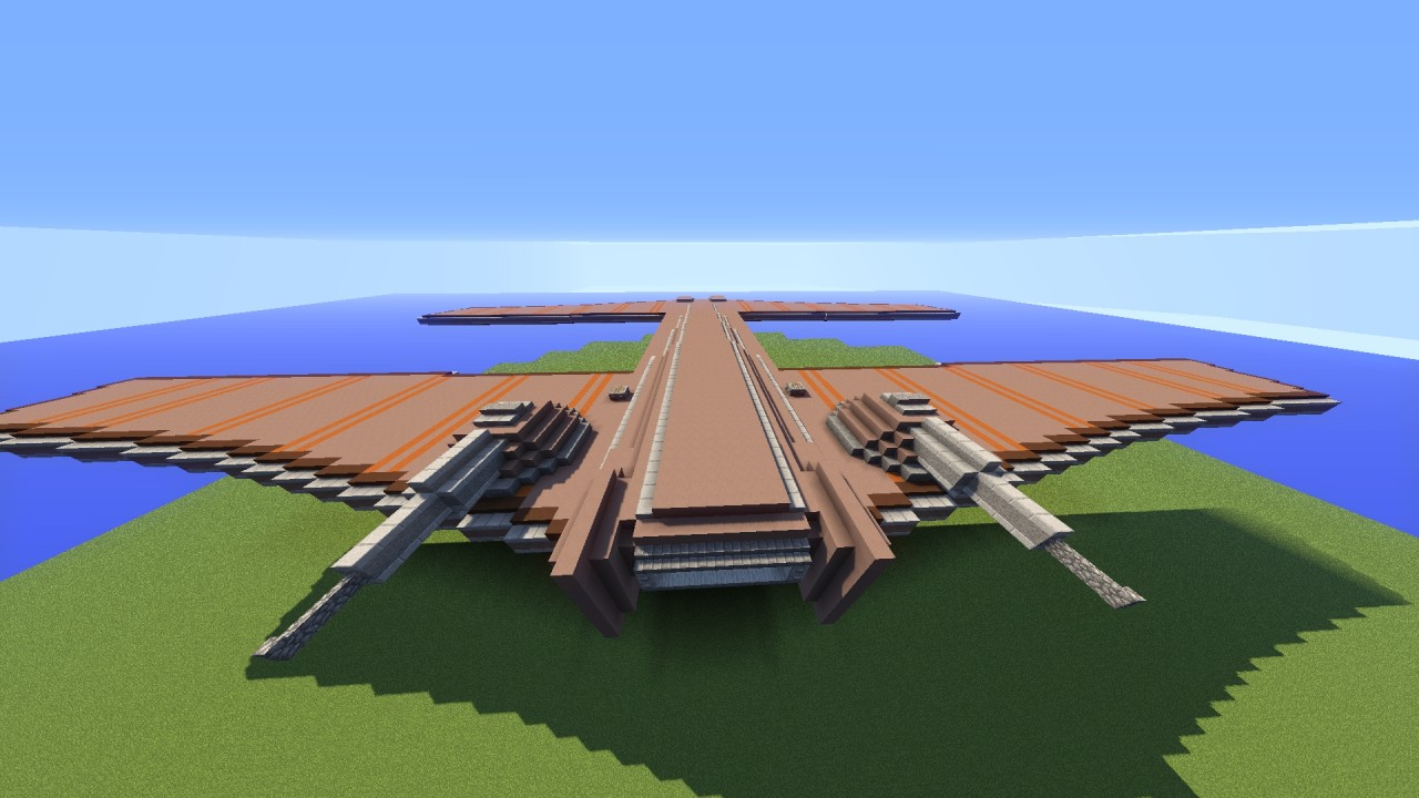 Star Wars Trade Federation Landing Ship Minecraft Map