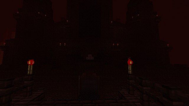 Nether castle Minecraft Map