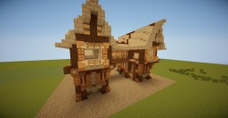 Drowen Ranch - A Medieval House, Barn, and Farm Minecraft Map