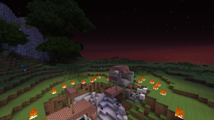 The day Aliens took over the floating island (Contest Entery) Minecraft Map