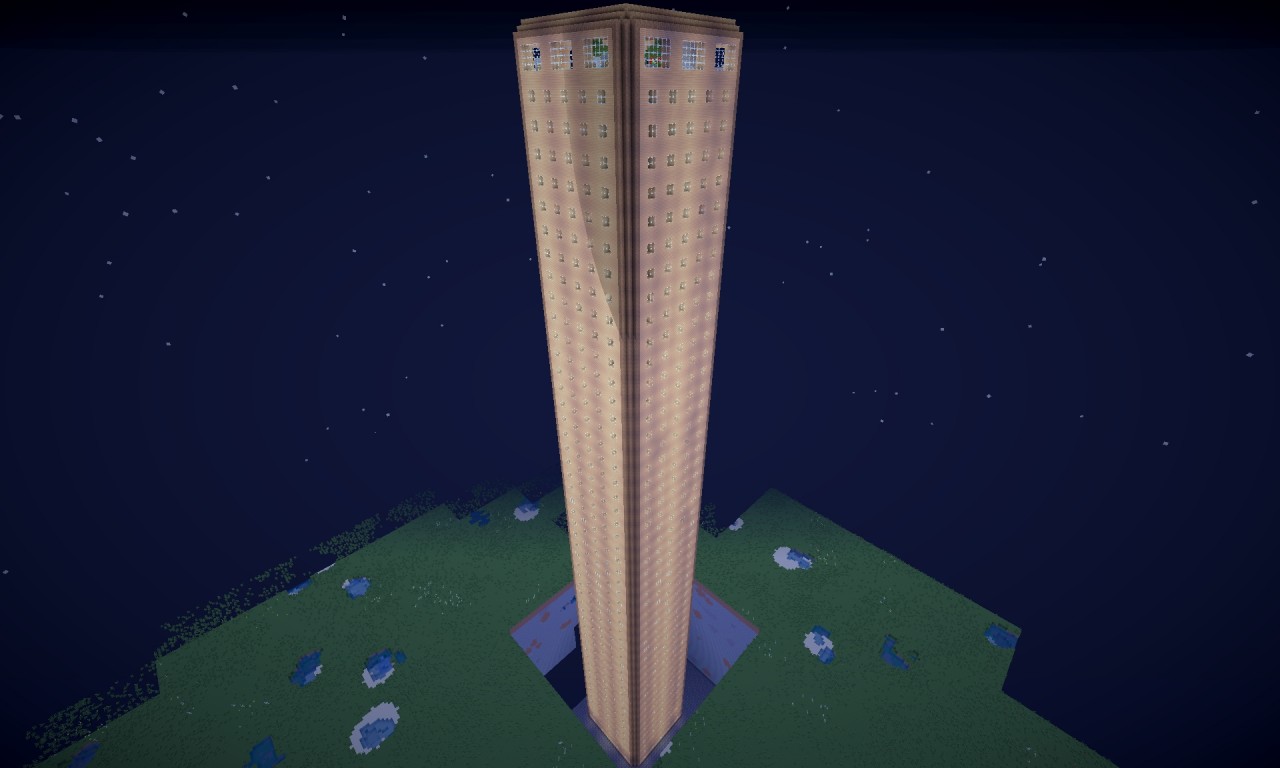 City Hall Tower (Wooden Tower) [V2] Minecraft Map