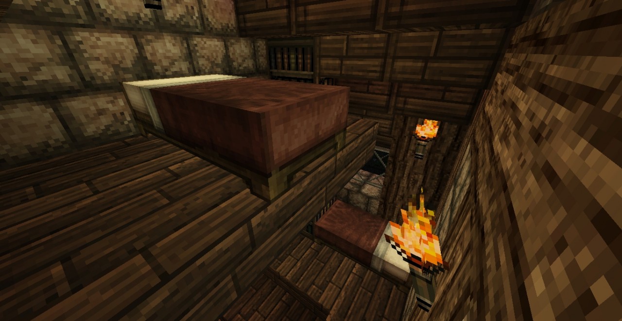 Medieval and Rustic House Minecraft Map