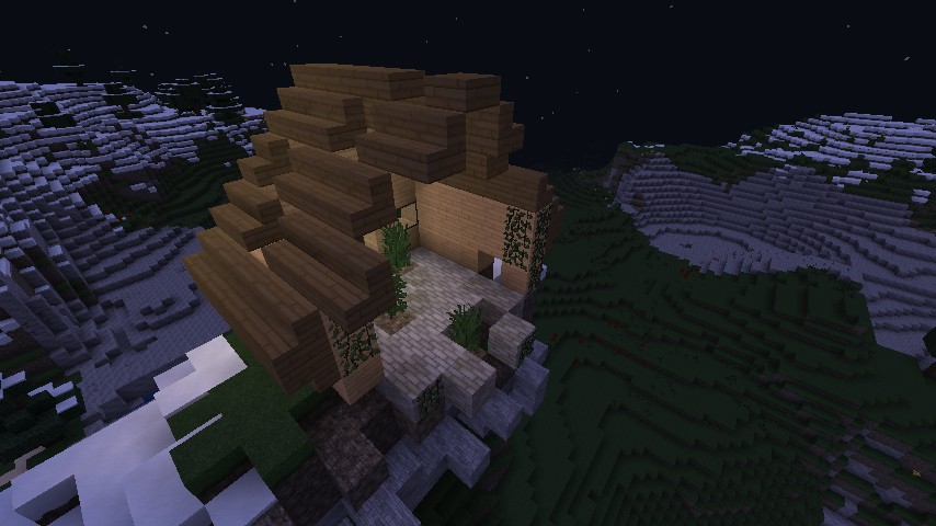 broken floating house (story behind) Minecraft Map