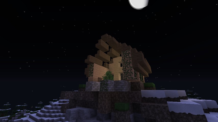 broken floating house (story behind) Minecraft Map