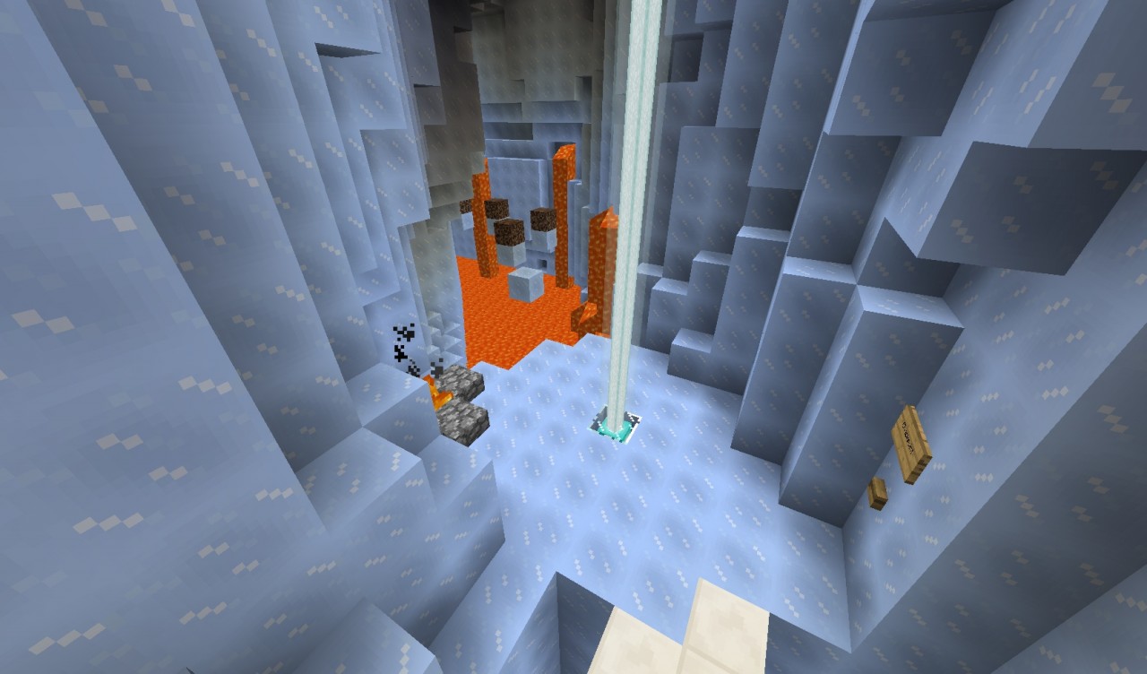 Ice-Jump v0.1 BETA ! Minecraft Map