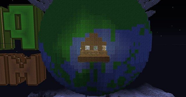 Planet HouseCraft - Head Into The Clouds Minecraft Map