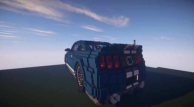 Ford Mustang Shelby GT500 Minecraft Map