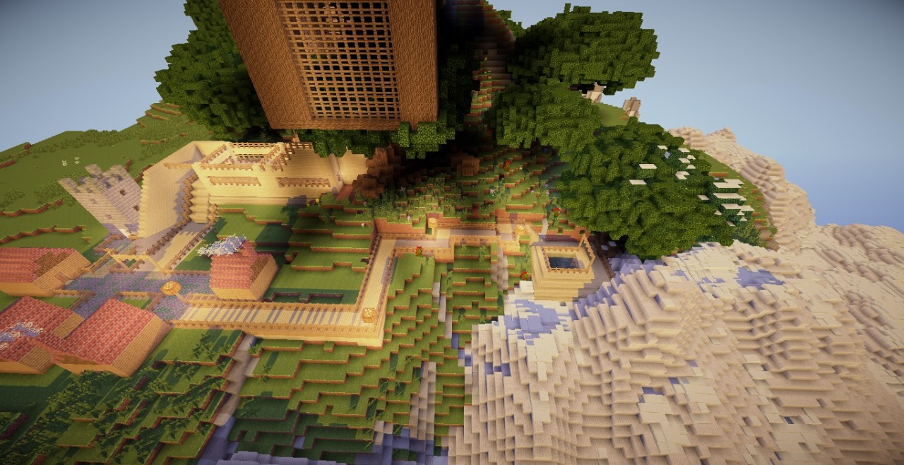 EVM Tree House (Head into the clouds contest) Minecraft Map
