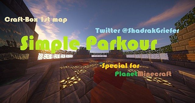 Craft-Box Simple Parkour Minecraft Map