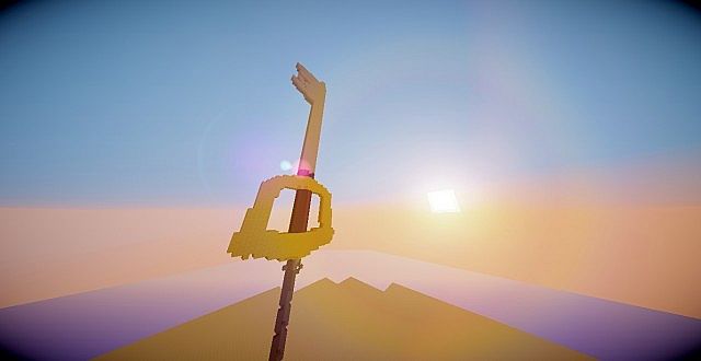 Kingdom Hearts Kingdom Keyblade 3D Art/Build [Original] Minecraft Map