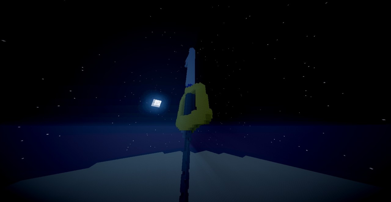 Kingdom Hearts Kingdom Keyblade 3D Art/Build [Original] Minecraft Map