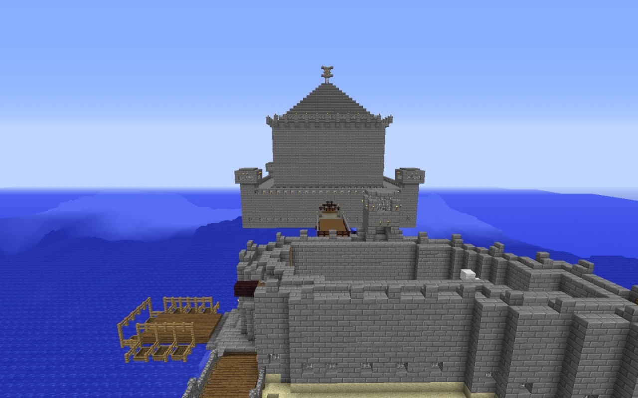 The Castle and The Village Minecraft Map