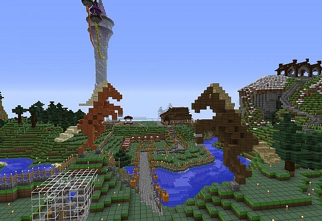 Viking Villiage - Farming Area Gates Minecraft Map