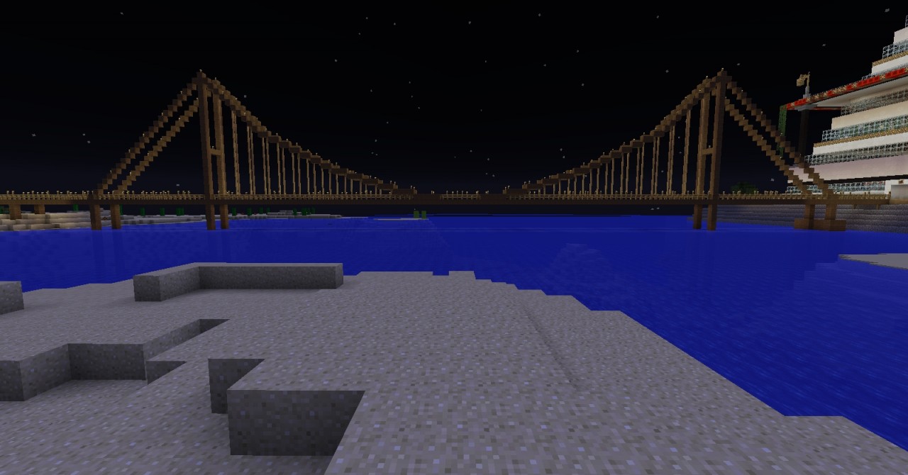 Suspension Bridge Minecraft Map