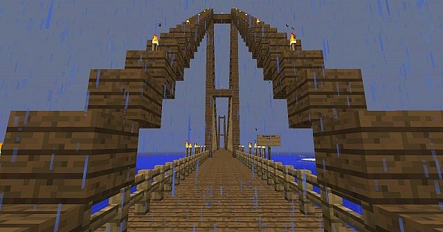 Suspension Bridge Minecraft Project