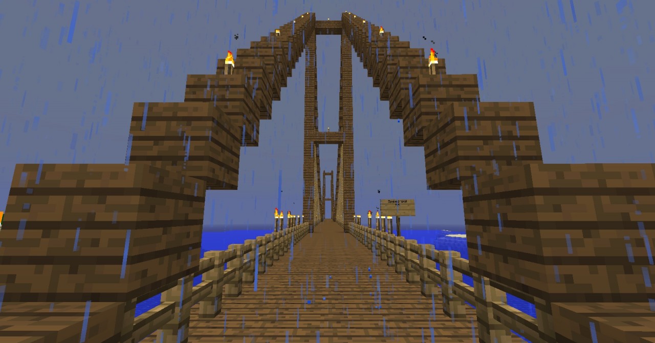 Suspension Bridge Minecraft Project