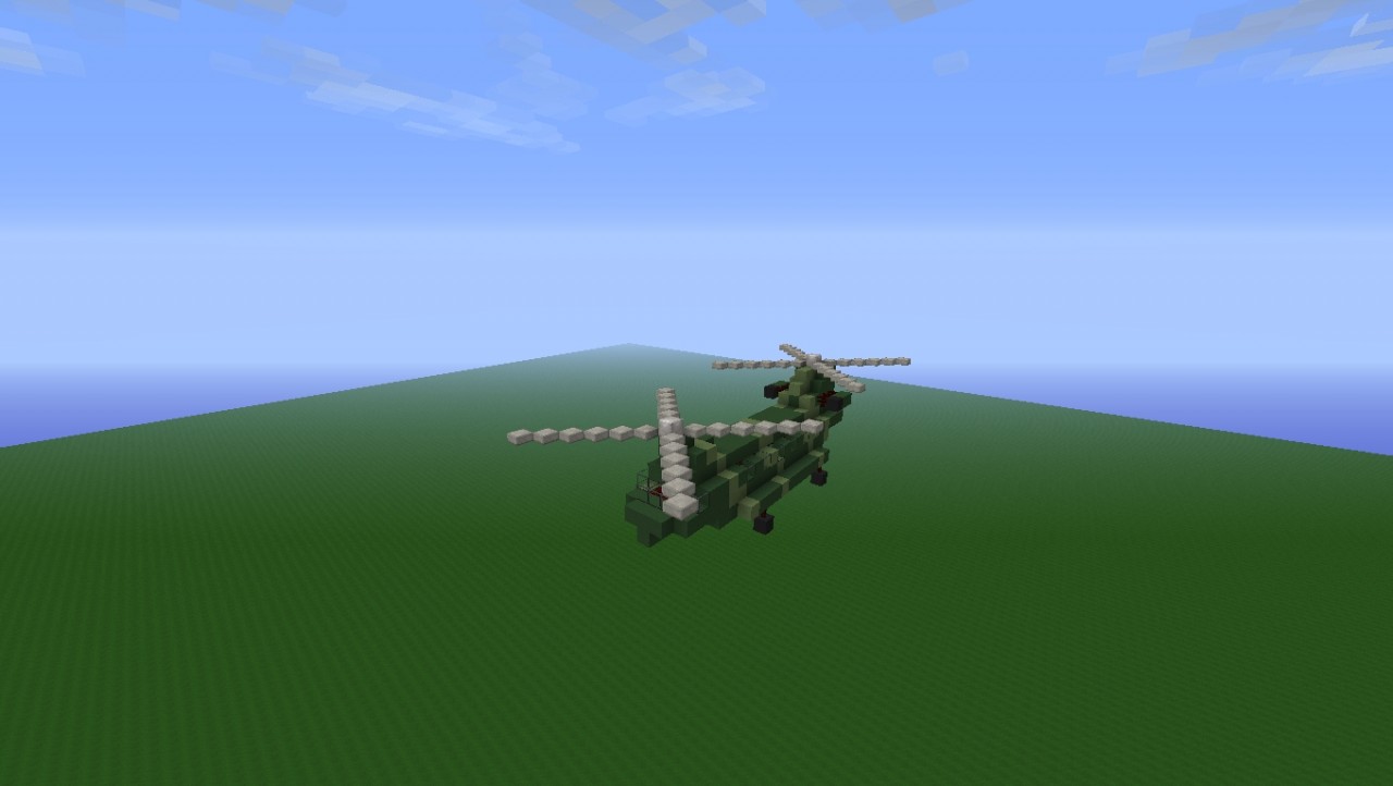 Boeing CH-47 Chinook [Helicopter] by CaptainCarlo Minecraft Map