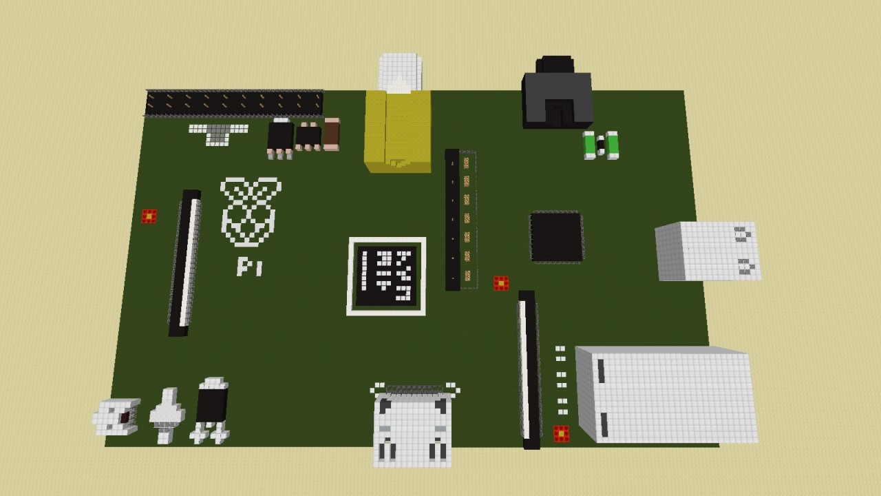 Raspberry pi Minecraft Map
