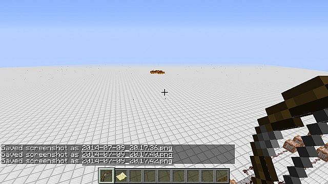 Fireball Bow command block use a 1.8 snap shot Minecraft Map