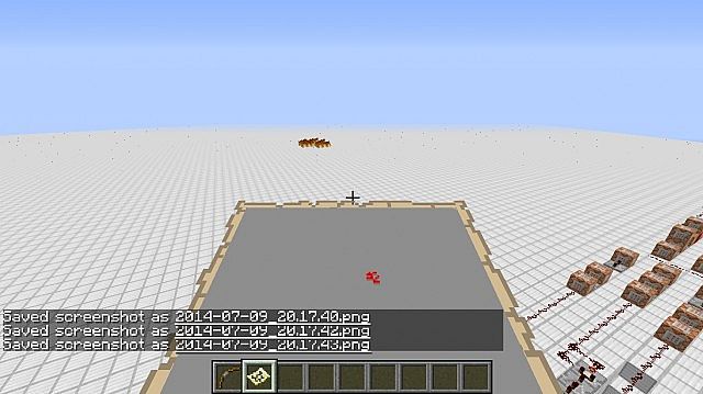 Fireball Bow command block use a 1.8 snap shot Minecraft Map