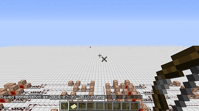 Fireball Bow command block use a 1.8 snap shot Minecraft Map