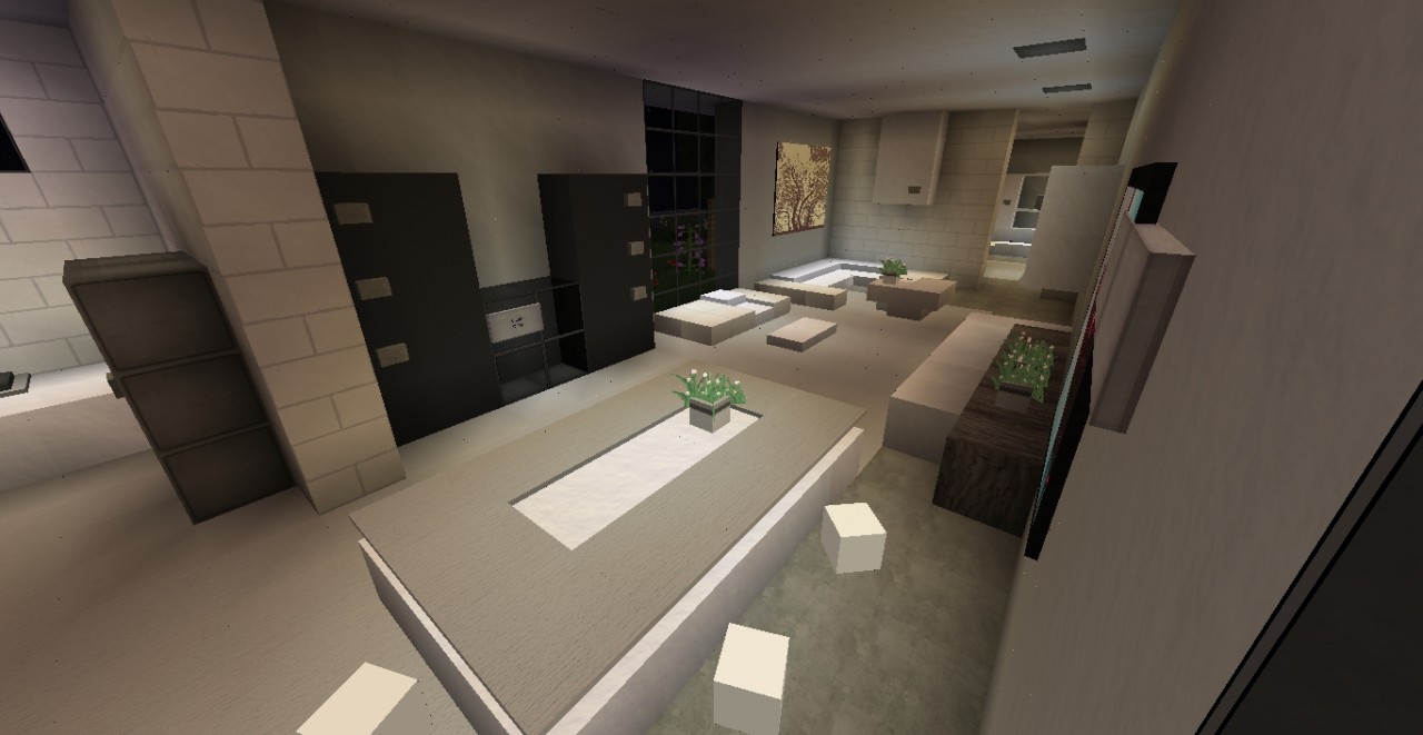 ::Wing:: A Modern House Minecraft Map