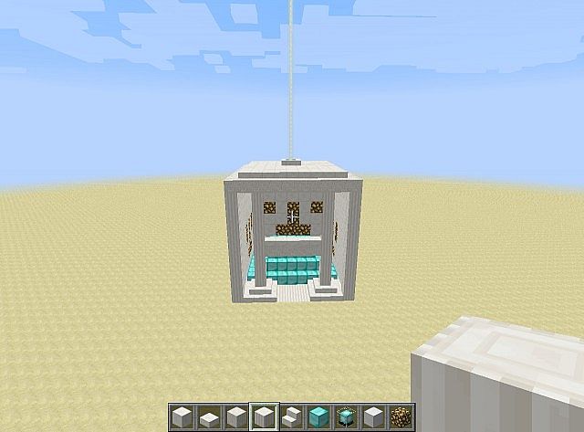 Quartz Temple/ Beacon House Minecraft Map