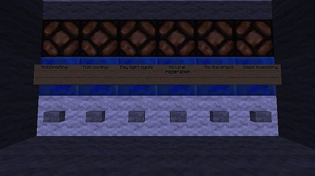 Gamerule controller. Minecraft Map