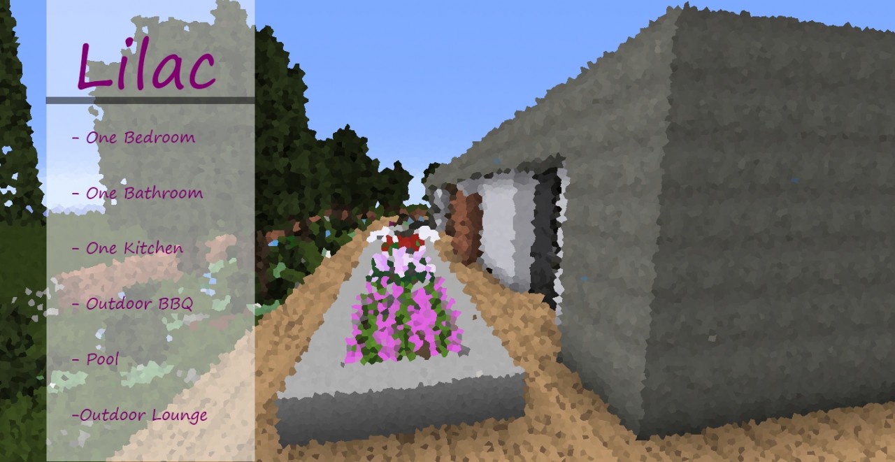 ::Lilac:: A Modern House Minecraft Map