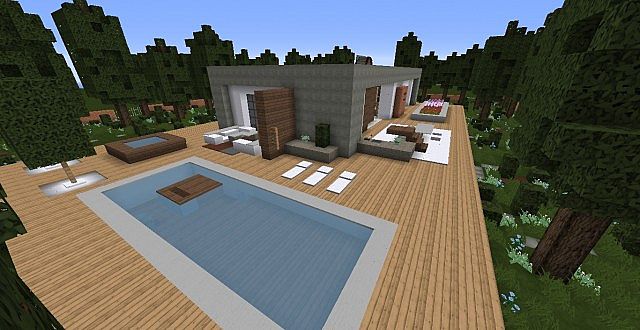 ::Lilac:: A Modern House Minecraft Map