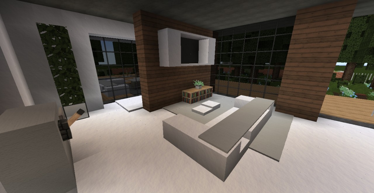 ::Lilac:: A Modern House Minecraft Map