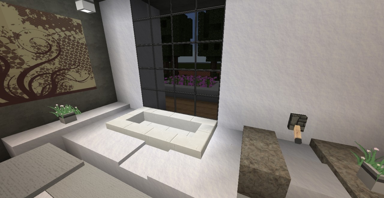 ::Lilac:: A Modern House Minecraft Map