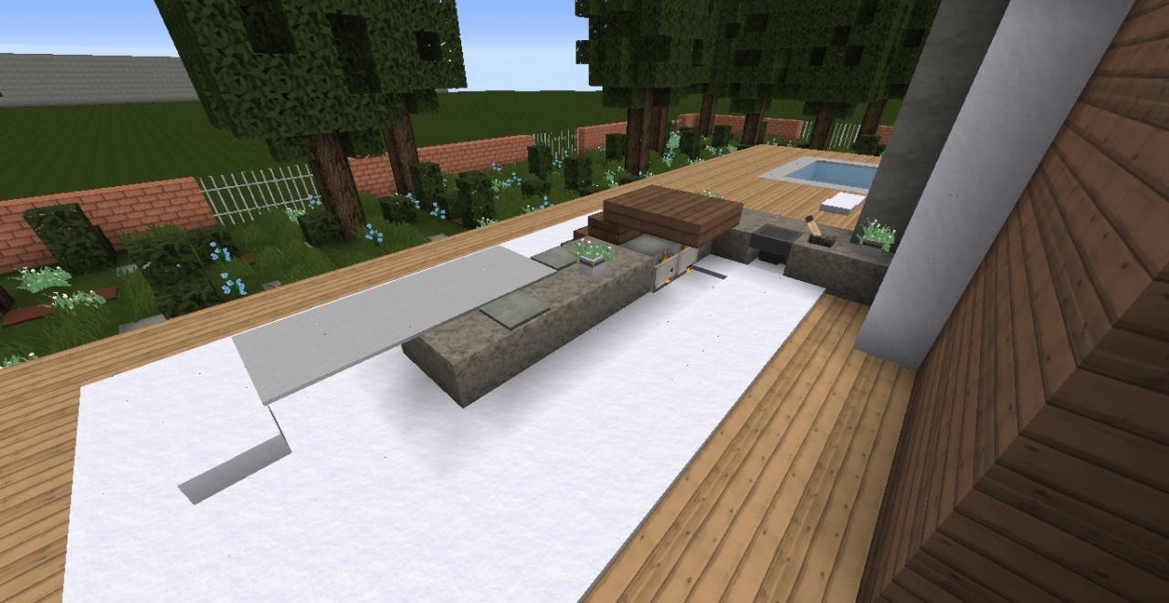 ::Lilac:: A Modern House Minecraft Map