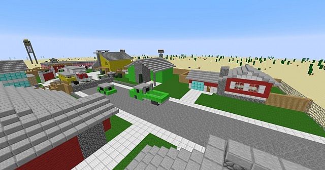 nuketown Minecraft Map