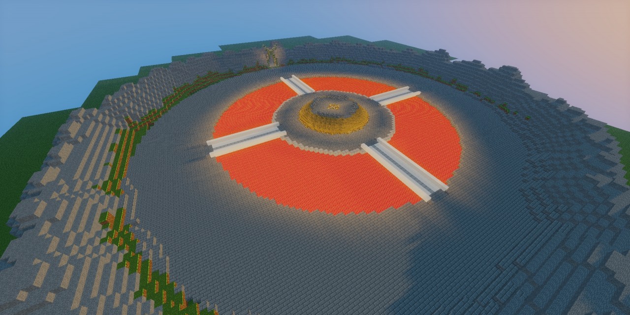 Mountain Themed Spawn Minecraft Map