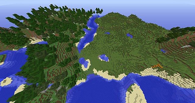 °ѕhüshî ° Cool Seed for snapshot (Map comes with Horses!) Minecraft Map