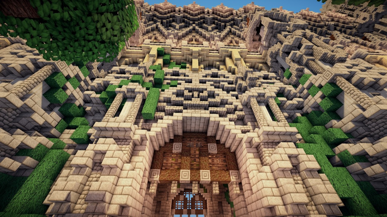 Town spawn building [Wok] Minecraft Map