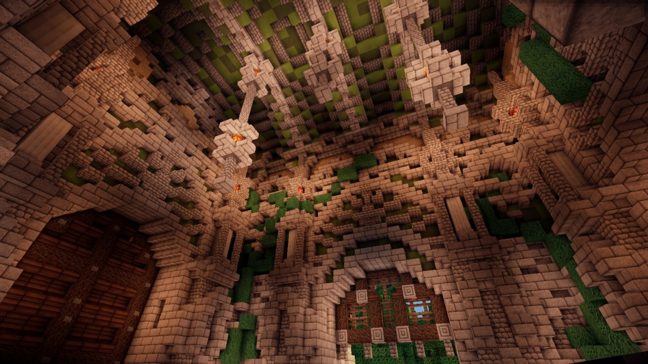 Town spawn building [Wok] Minecraft Map