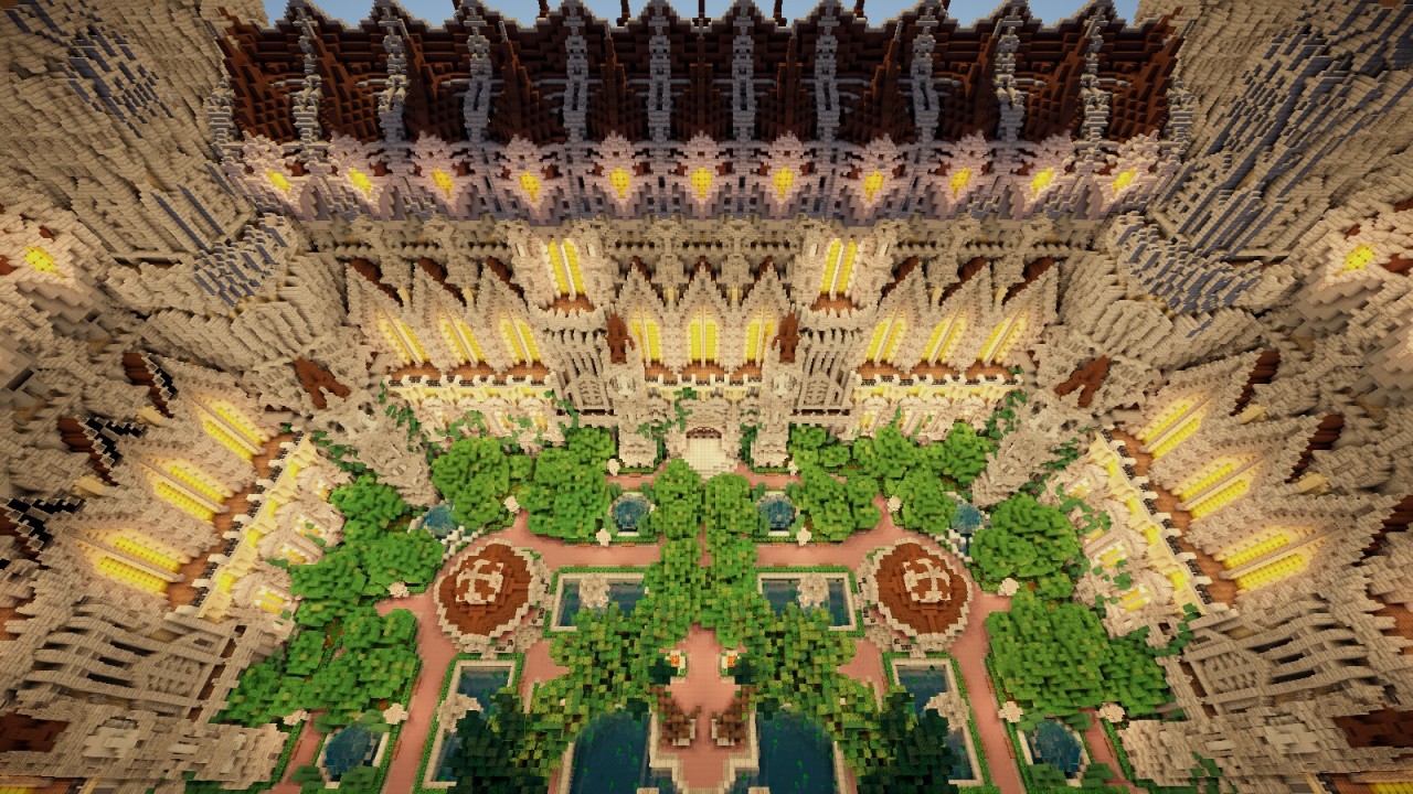 Town spawn building [Wok] Minecraft Map