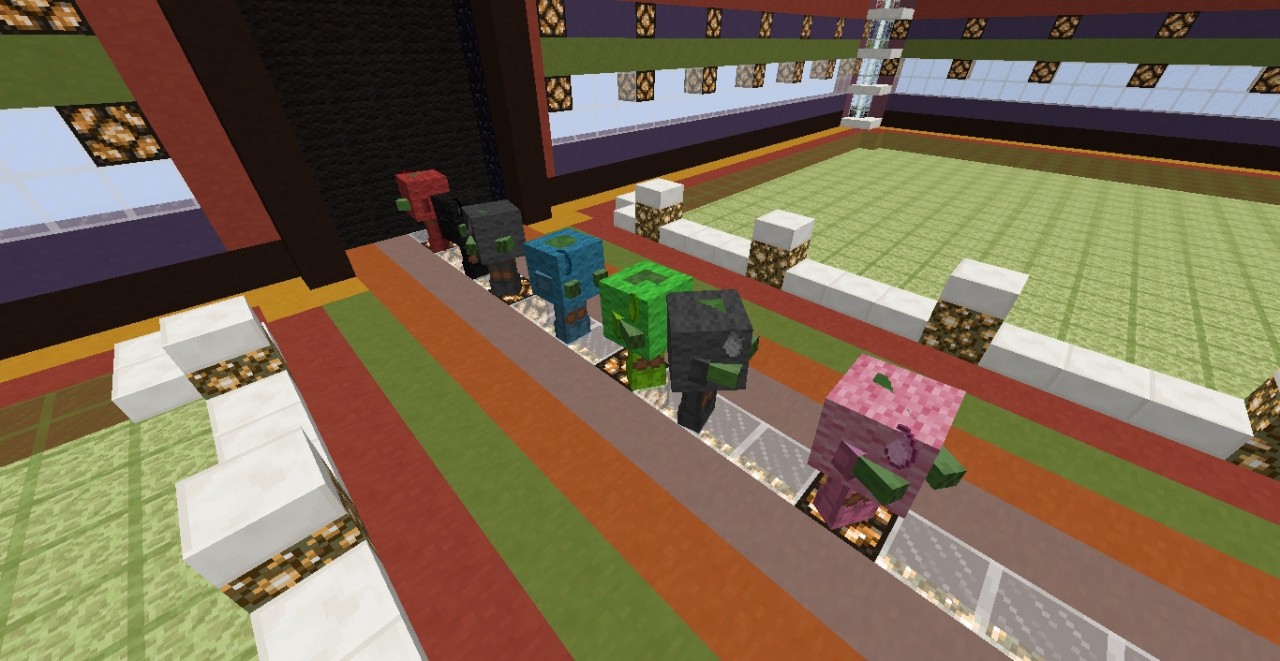 Laser tower defense Minecraft Map