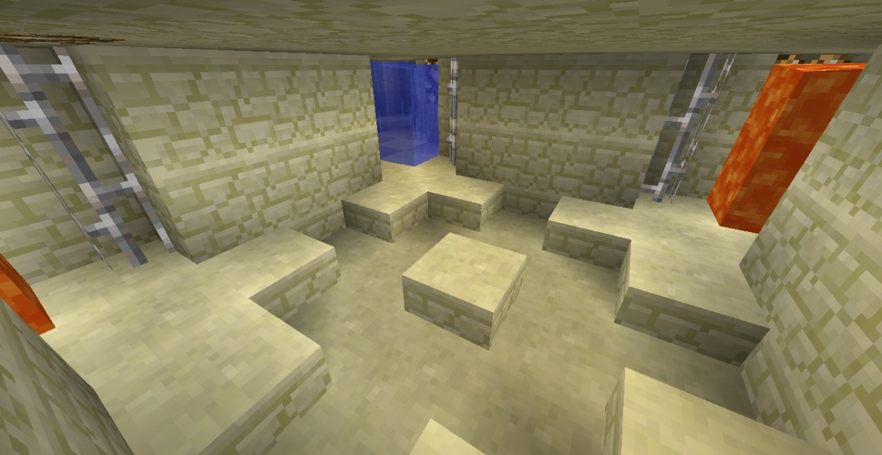 Sandstone PVP Arena (with kits) Minecraft Map