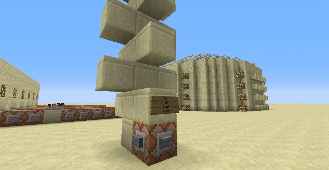 Sandstone PVP Arena (with kits) Minecraft Map