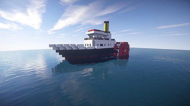 Paddle Steamer Minecraft Map